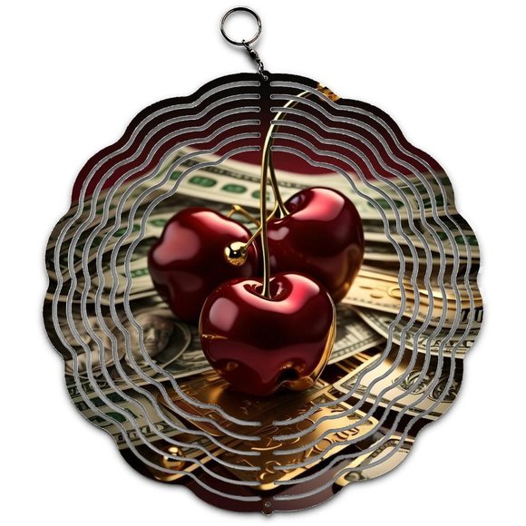Design | Cherry Dollar Gamble Wind Spinner | Poshmark